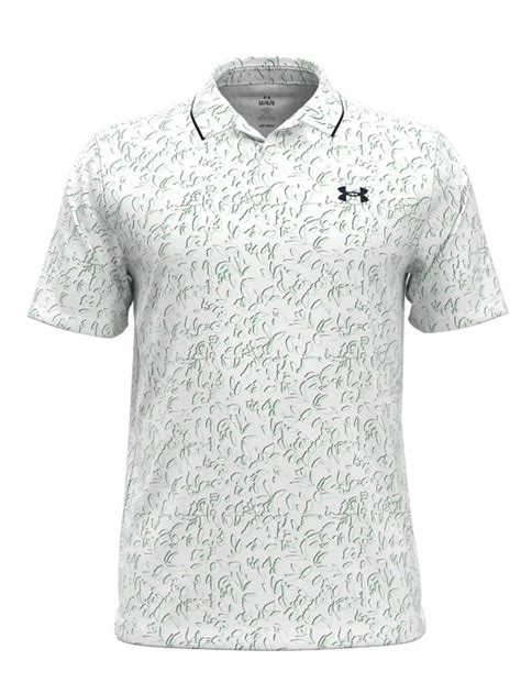 Under Armour Mens Iso Chill Verge Floral Lines Polo Shirt Golfonline