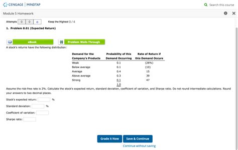 Solved Cengage Mindtap Q Search This Course Module 5