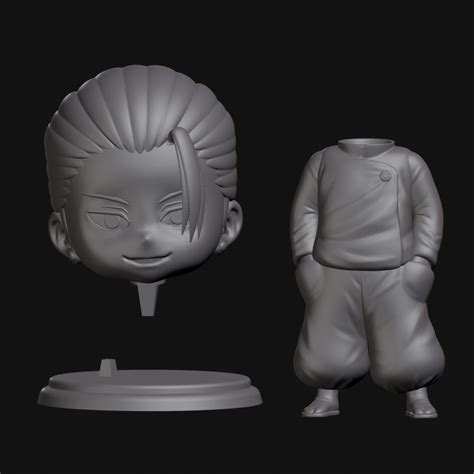 👾 Suguru Geto Chibi Jujutsu Kaisen・ Stl File For 3d Printing・cults