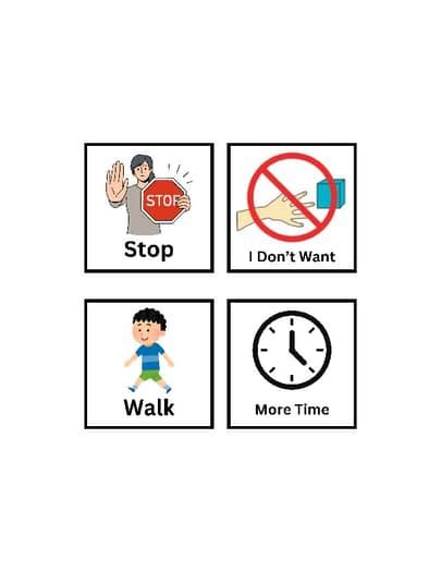 Free Action Manding Pecs Cards For Safety Communication Tpt