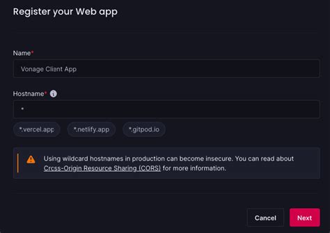 Implement Vonage Video On Appwrite Cloud