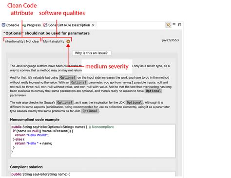 Sonarlint For Eclipse 80 Clean Code Attributes More Secret