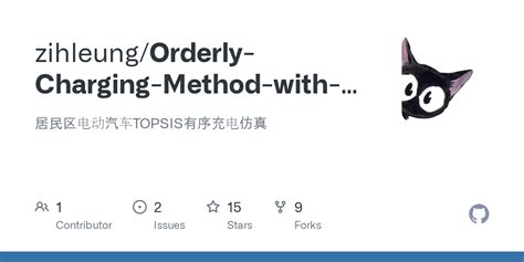 github zihleung orderly charging method with topsis algorithm 居民区电动汽车topsis有序充电仿真