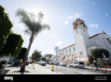 South Gate California Usa February 11 2023 Sun Shines On A