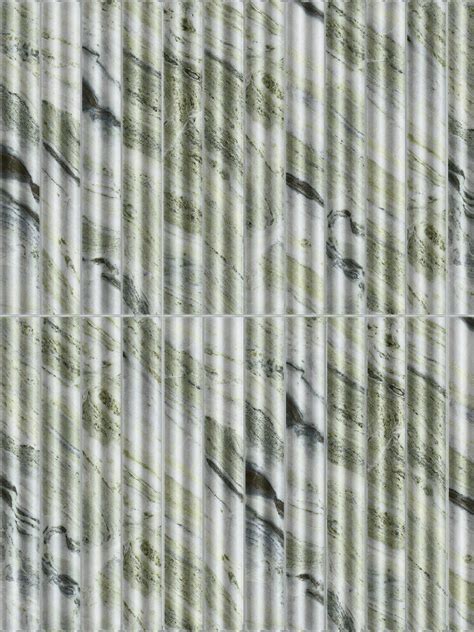 Zanetti Jade Green Marble Effect Fluted Tiles Quorn Stone