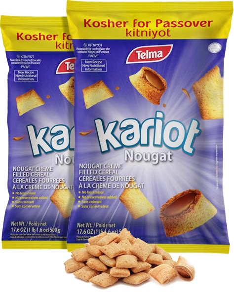 Telma Kariot Nougat Creme Filled Cereal 176oz 2 Pack