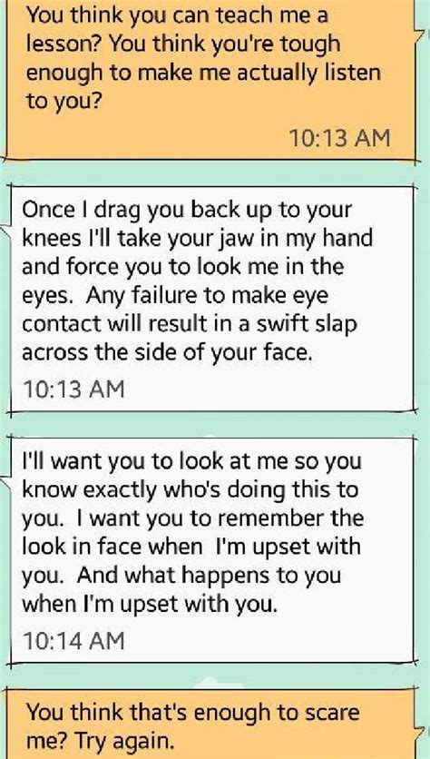 8 Kinky Sexting Examples Texts From A Dom To His Submissive Yourtango