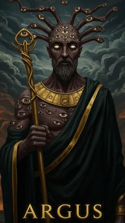 Argus The 100 Eyed Giant Greek Mythology Explained Youtube