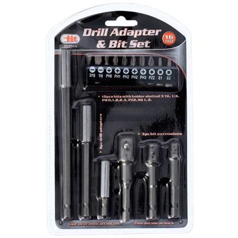 Wholesale 16pc Drill Adapter And Bit Set Glw