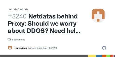 netdatas behind proxy should we worry about ddos need help configuring multi netdata streaming