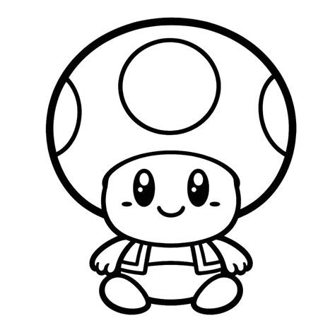 Dibujar Toad 1 Para Colorear Imprimir E Dibujar Coloringlib