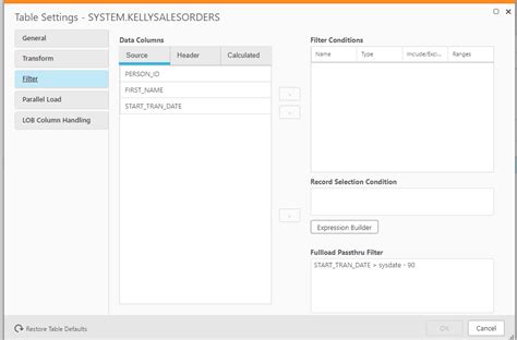 Filter For Last 90 Days Of Data In Qlik Replicate Qlik Community