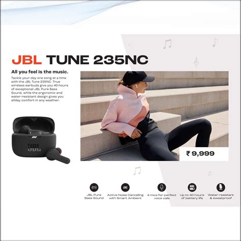 JBL Tune 235NC True Wireless Earbuds Newgenn India