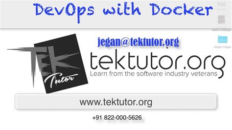 Devops With Docker Youtube