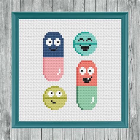Get In Shape Nerdy Geometry Cross Stitch Pattern Etsy Canada Artofit