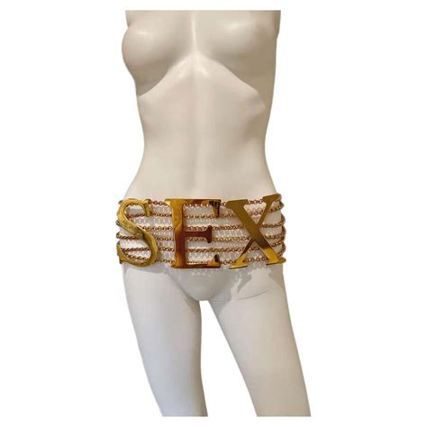 Dolce And Gabbana Vintage 2003 Huge Giant Oversized Sex Belt For Sale