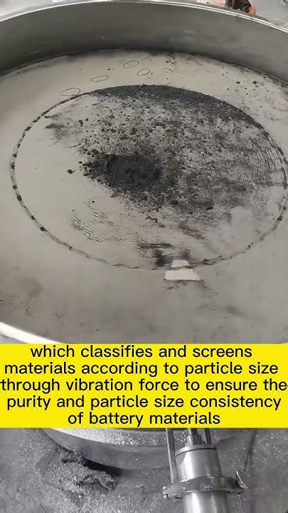 Enhancing Lithium Powder Screening With Ultrasonic Vibrating Screens