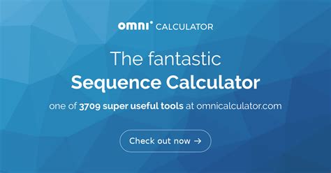sequence calculator