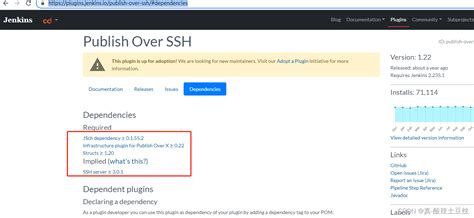 Jenkins插件离线手动安装（publish Over Ssh为例）publish Over Ssh插件下载 Csdn博客