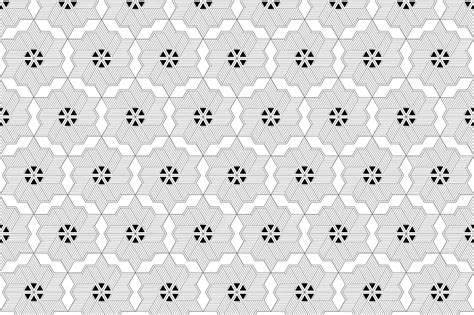 Premium Vector Abstract Geometric Vector Seamless Pattern Floral Background Modern Stylish