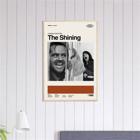 The Shining Movie Poster Minimalist Art Vintage Modern Citiesbox