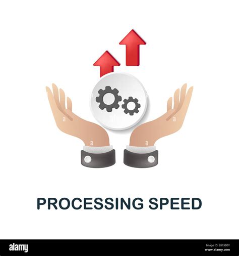Processing Speed Icon 3d Illustration From Cognitive Skills Collection