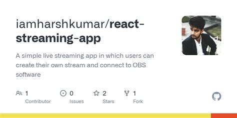 Github Iamharshkumarreact Streaming App A Simple Live Streaming App In Which Users Can