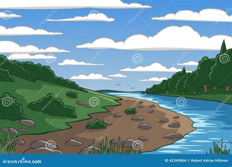 Cartoon Valley Stock Vector Illustration Of Valley Fair 42349866