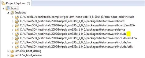 Processor Sdk Rtos Problem With Include Paths For Ccs Example Projects Processors Forum