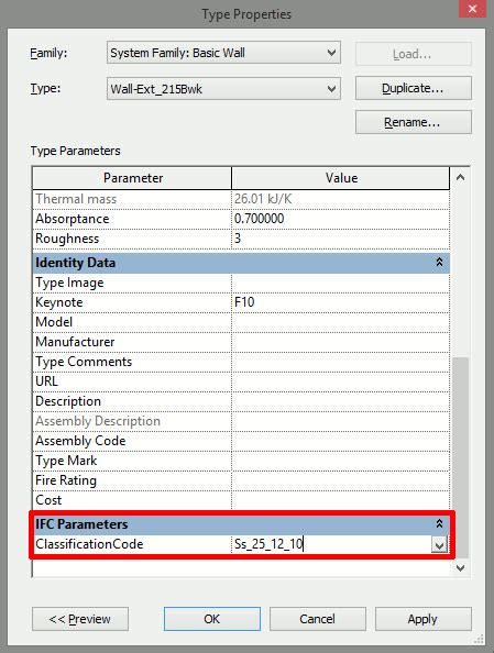 Ifc Classification In Revit Evolve Consultancy