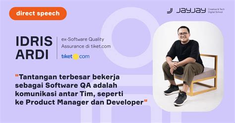 Wawancara Bersama Pengajar Qa Engineer Kami Idris Ardi Jayjay