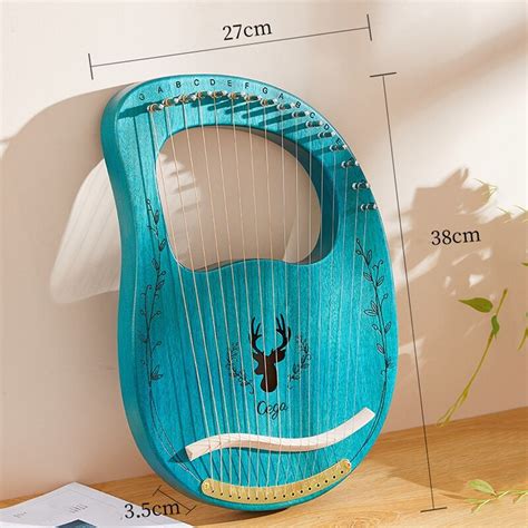 Cega Lyre Harp 16 String Harp Mahogany Lyre Harp P Grandado