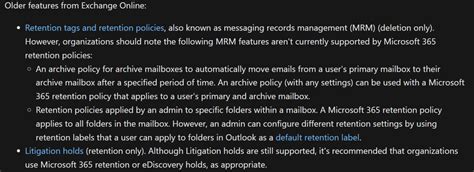 Office365 Retention Policy Vs Litigation Hold Microsoft Qanda