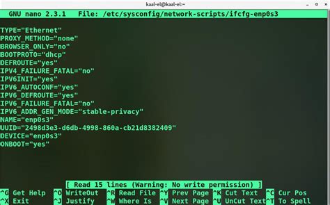 CentOS Network Configuration Without NetworkManager GeeksforGeeks