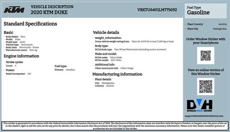 Ktm Vin Decoder Motorcycle Get Vehicle History Report 🏍️