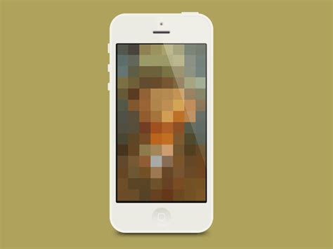 Pixelated Classical Portraiture Iphone Wallpapers Animation By Maxim