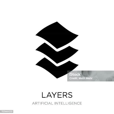 흰색 바탕에 레이어 아이콘 벡터 레이어 유행 가득 인공 지능 컬렉션에서 아이콘 0명에 대한 스톡 벡터 아트 및 기타 이미지 0명 건축 디자인 Istock