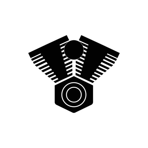 Black Simple Engine Block Illustration 10235391 Vector Art At Vecteezy