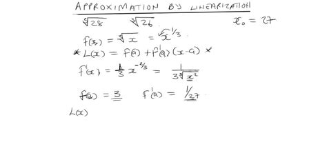 ⏩solved Use Linearization To Approximate The Given Quantity In Each… Numerade