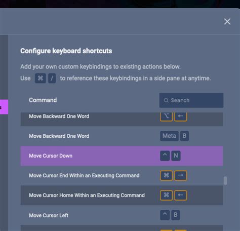 Keybindings For Cursor Navigation In Repls And Subshells Breaks Shortcuts With Conflicting