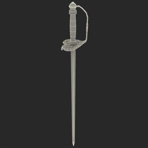 Small Sword 3d Model 29 Ma Max 3ds C4d Obj Free3d
