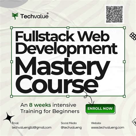 Buy Fullstack Web Development General Class By Tech Value Nig Ltd On