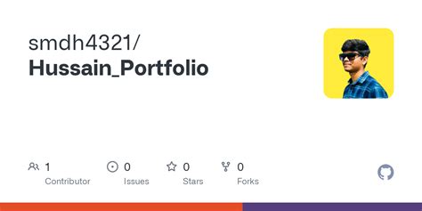 Github Smdh4321hussainportfolio