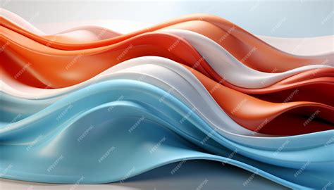 Premium Photo 3d Modern Wave Curve Abstract Presentation Background