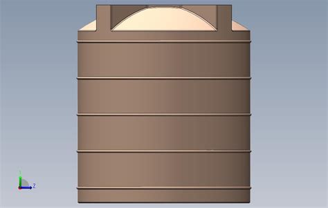 水箱三维模型solidworks 2014模型图纸免费下载 懒石网