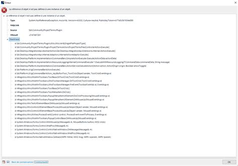 Projecttermextract Error Object Reference Not Set To An Instance Of An Object 2 Rws Appstore