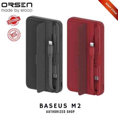 Eloop E57 Pd30 20w Super Small Powerbank 10000mah Power Bank Built In