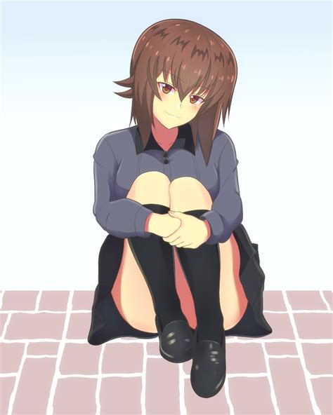 Nishizumi Maho Girls Und Panzer Drawn By Itezaflappergirl25