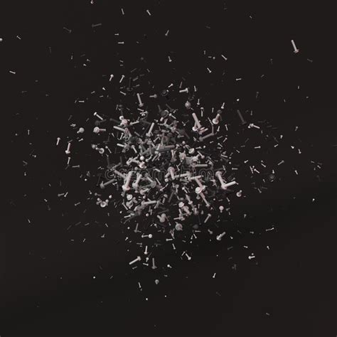 Abstract Exploding Bolts Background Stock Illustration Illustration