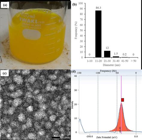 Crm Nlc Produced A And Characterization Of Particle Size Diameter